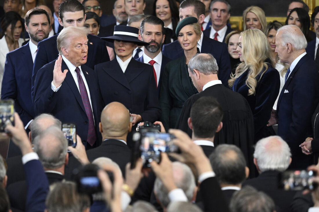 Donald J. Trump sworn in as 47th president | News, Sports, Jobs ...